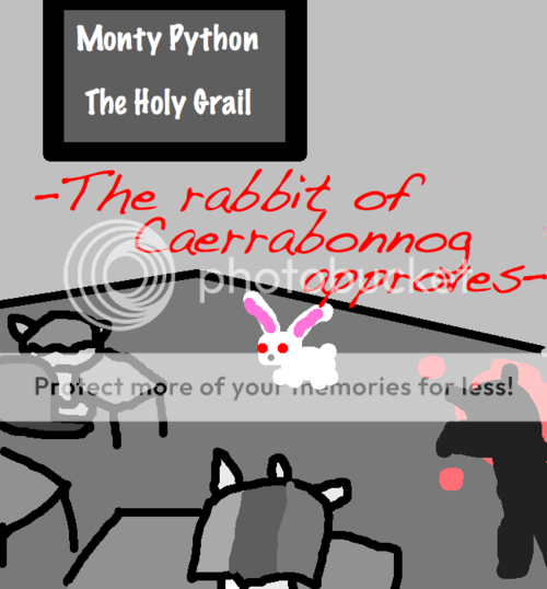 Outside the Cave of Caerbannog