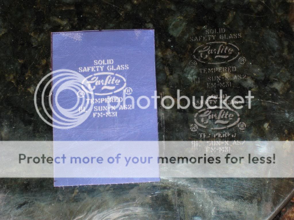 Carlite Glass Etching Results/Question | Mercury Cougar Owners