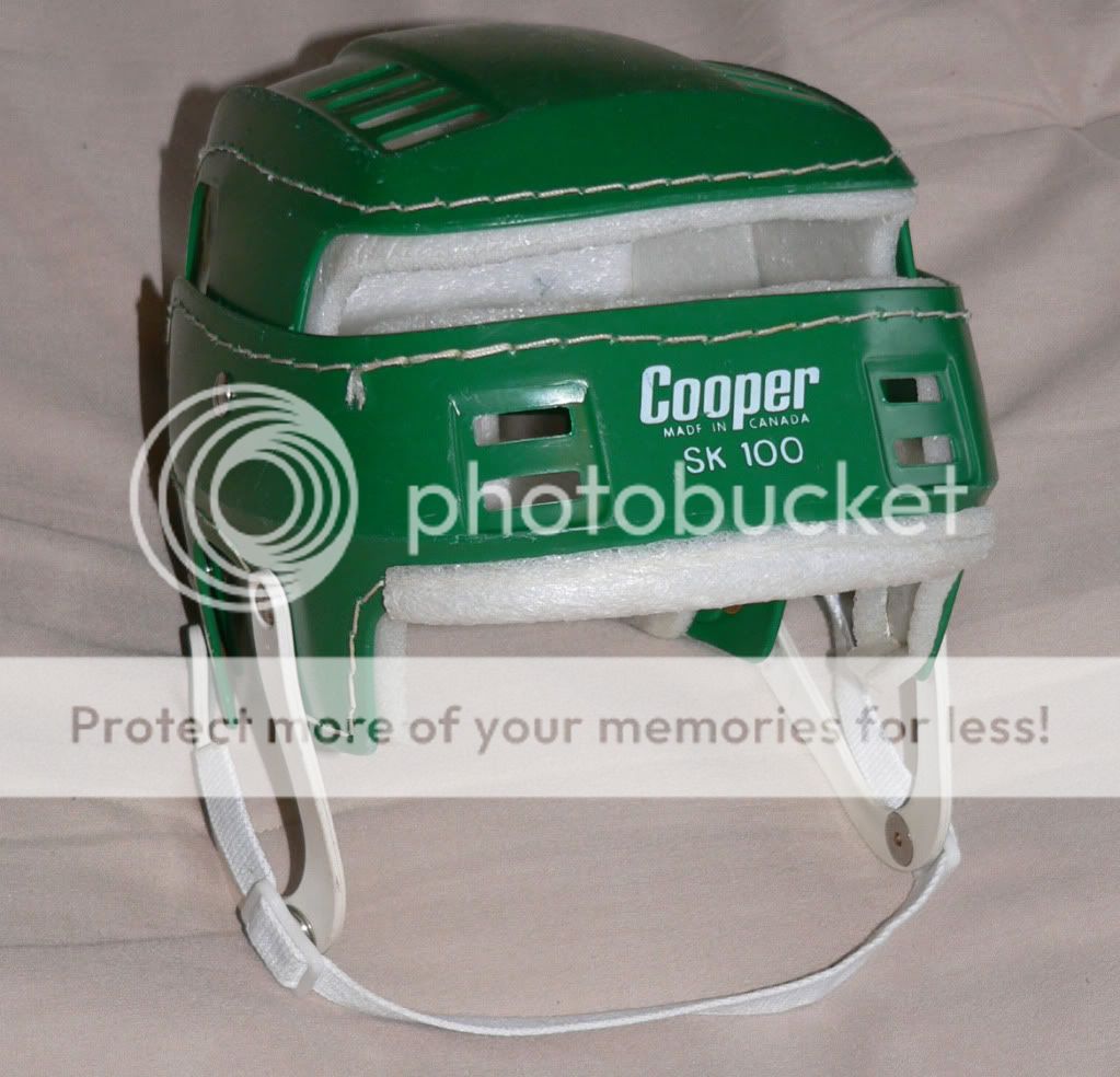 Vintage Cooper SK100 Senior GREEN stitched hockey hurling helmet SK 100 ...