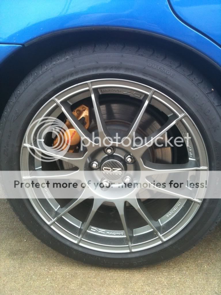 OZ Ultraleggera 17" Gunmetal - NASIOC